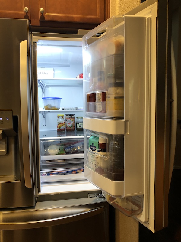 Our new Fridge arrived ! Wifi and 'smart grid' enabled no less ...